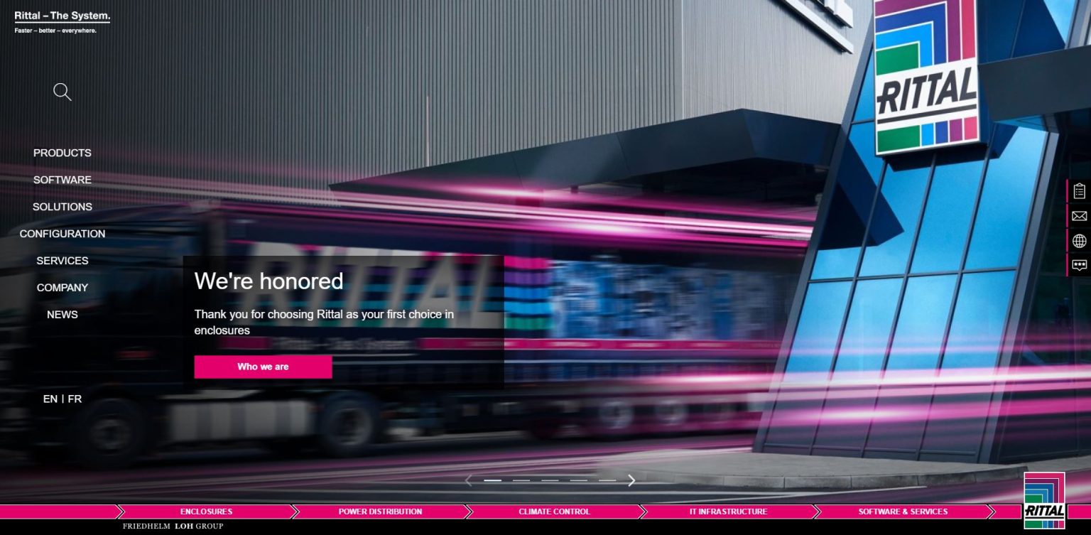 Rittal Canada Launches a Brand New Website - Canadian Electrical Wholesaler