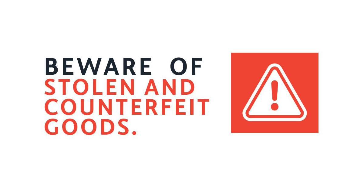 EFC Warns of Rising Theft - Beware of Stolen and Counterfeit Goods ...