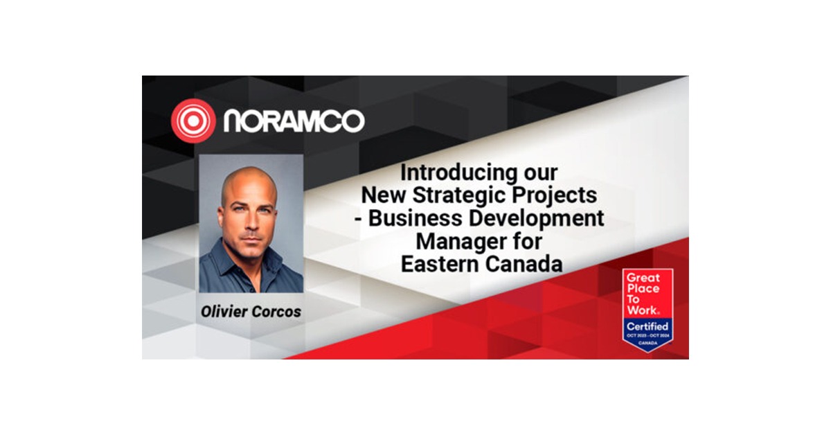 Noramco Welcomes Olivier Corcos as New Strategic Projects - Business ...