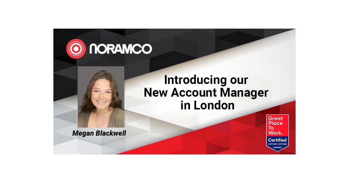 Noramco Announces Megan Blackwell as New Account Manager in London ...