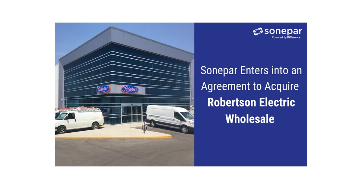 Sonepar Enters into an Agreement to Acquire Robertson Electric ...