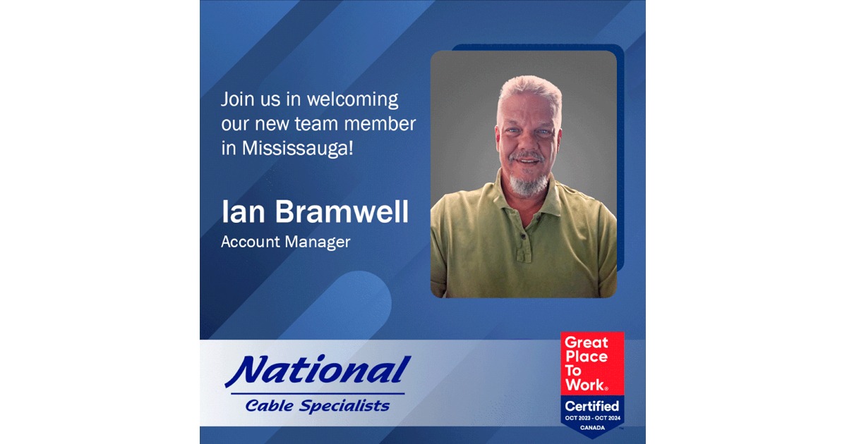 Ian Bramwell Joins National Cable Specialists as New Account Manager ...