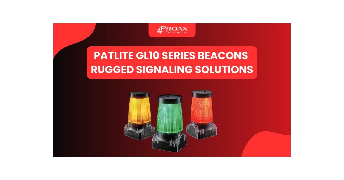 Patlite New GL10 Series Beacons: Rugged Signaling Solutions - Canadian Electrical Wholesaler